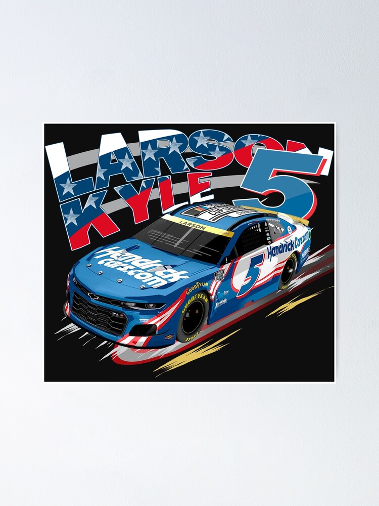 "Kyle Larson #5 Nascar Champion" Poster for Sale by CarShirt | Redbubble