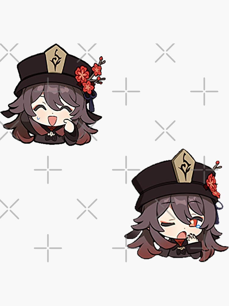 "Hu Tao Genshin Impact Chibi" Sticker for Sale by milkqtea | Redbubble