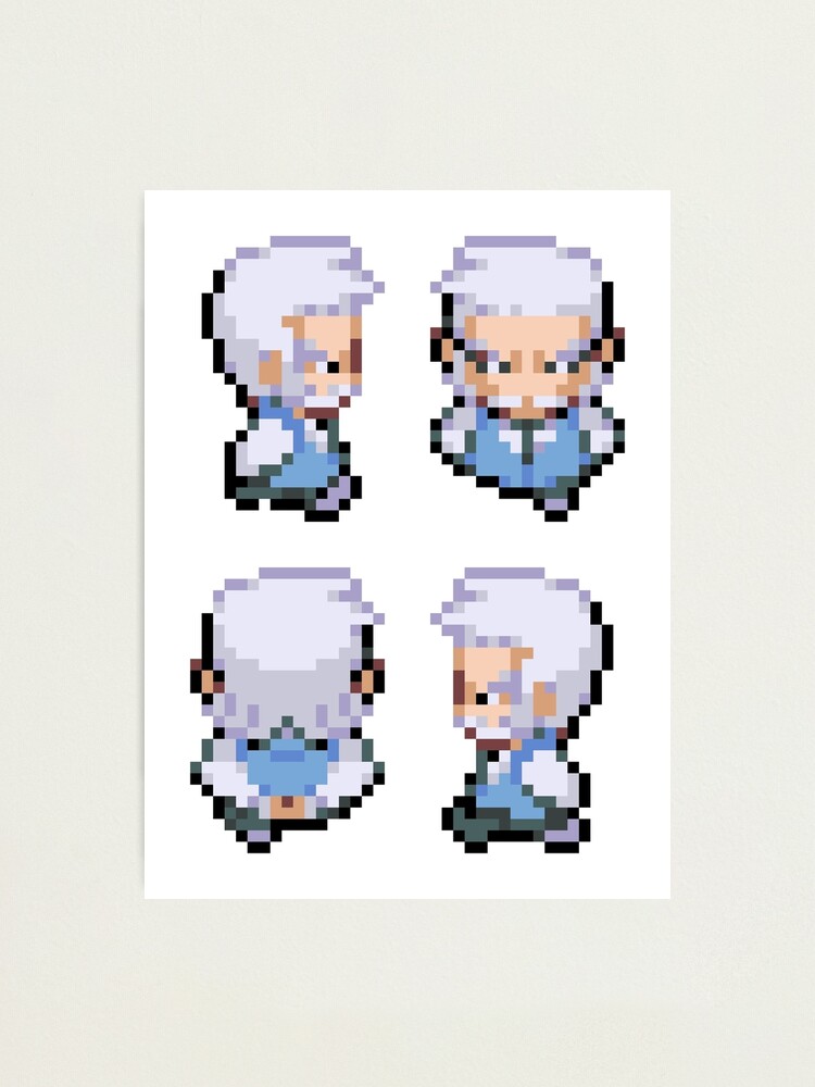 "Pixel Professor Rowan Walking Sprites" Photographic Print for Sale by ...