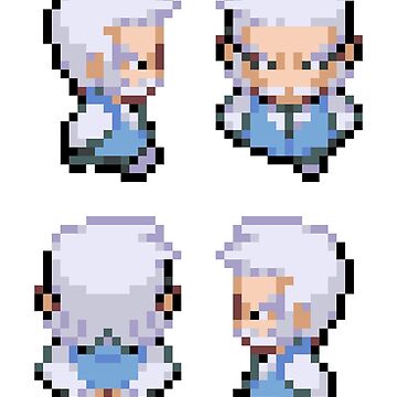 "Pixel Professor Rowan Walking Sprites" Poster for Sale by rachxt ...