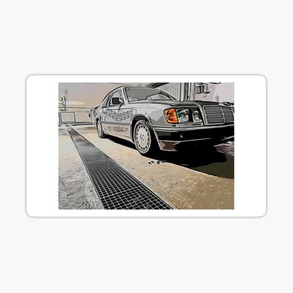 "moneVenom Mercedes W124 Design" Sticker for Sale by ElDiavolo | Redbubble