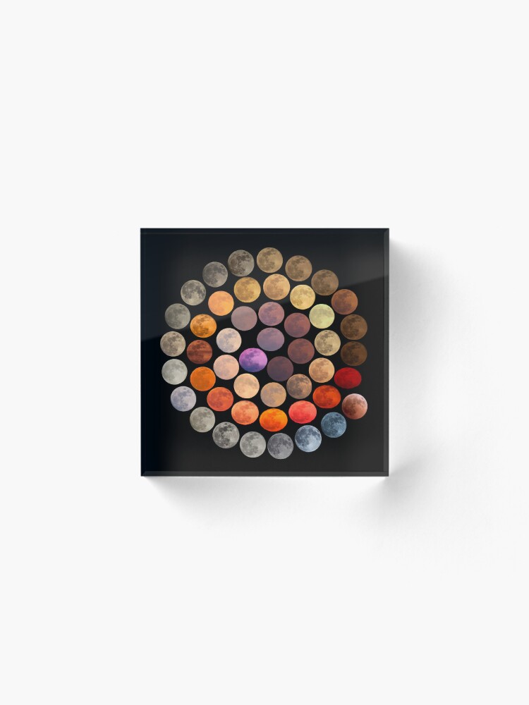 "Colors of the Moon" Acrylic Block for Sale by Marcella Giulia Pace ...