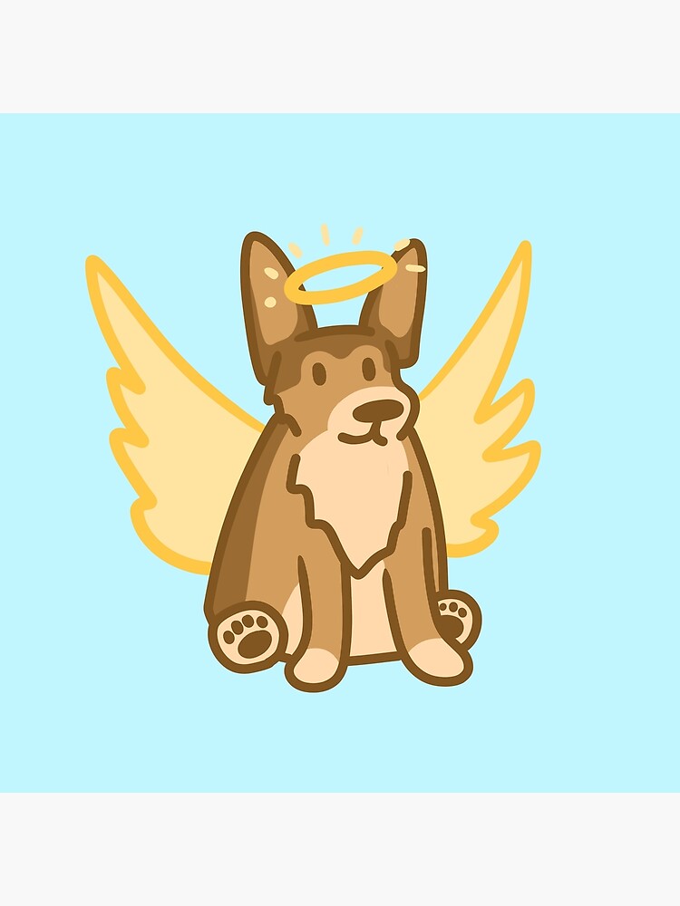 "Corgi Angel" Poster for Sale by KelseyLovelle | Redbubble