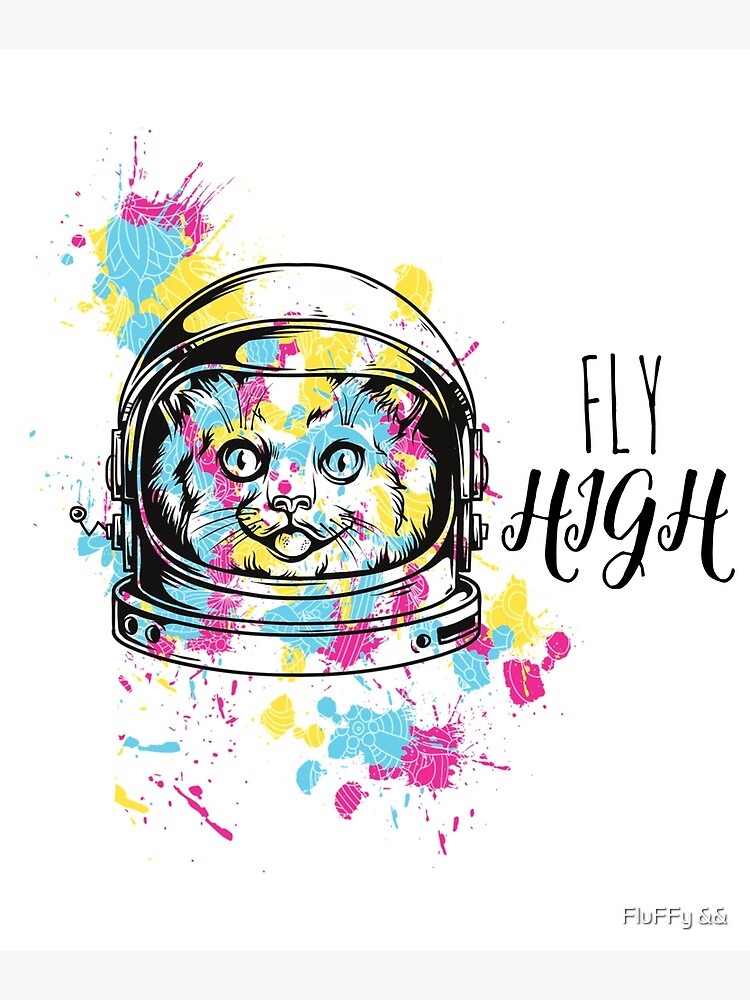 "FLY HIGH - BEST MOTIVATIONAL QUOTE " Poster for Sale by FluffyCatt ...