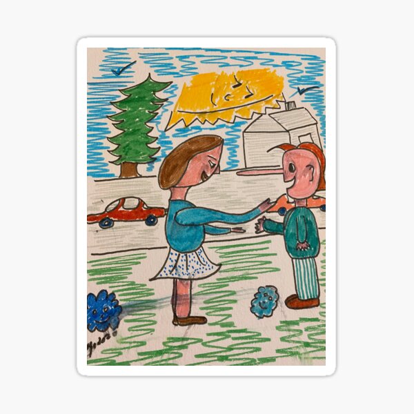 "Little Patty likes little Pinocchio" Sticker for Sale by InSightByGail ...