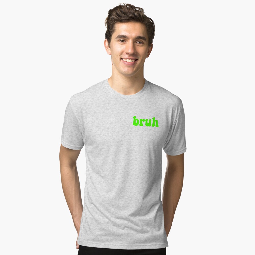 "Bruh" Sticker for Sale by ReaganMck | Redbubble