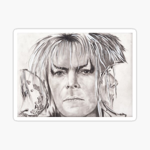 "David Bowie - Jareth" Sticker for Sale by Majewski79 | Redbubble
