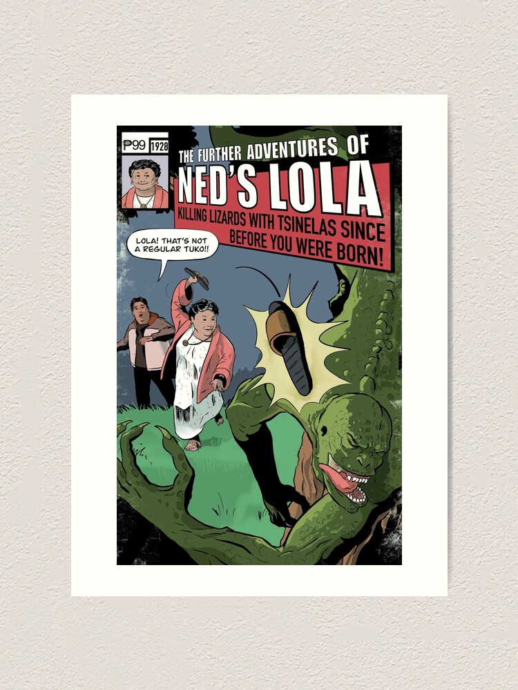 "The Further Adventures of Ned's Lola: Tsinelas the the Face!" Art ...
