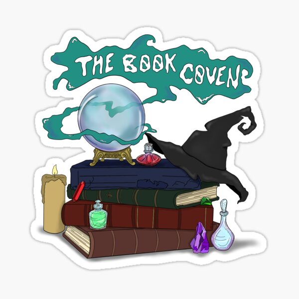 "The Book Coven" Sticker by ArtofAquarius27 | Redbubble