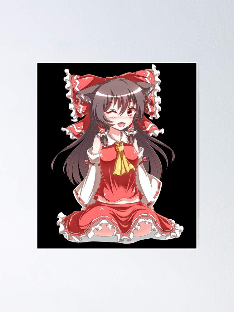 "Reimu Hakurei, Touhou" Poster for Sale by PioWear4You | Redbubble