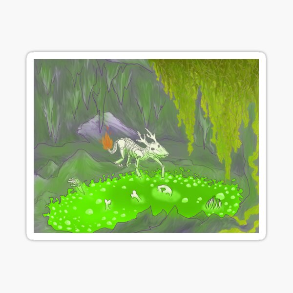 "Acid Pit" Sticker by Minty-Lemons | Redbubble