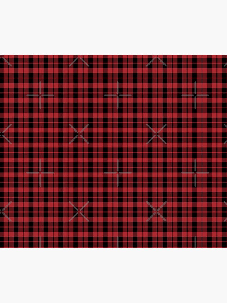 "Retro Red and Black Gingham pattern" Throw Blanket for Sale by ...