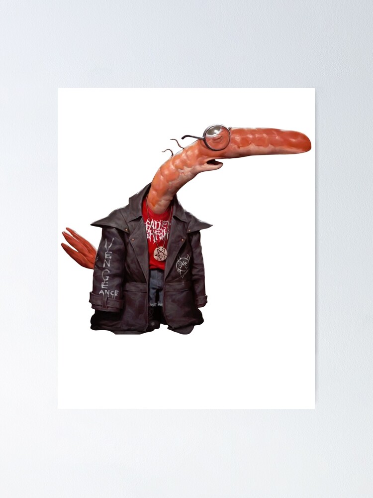 "Shrimp From Smiling Friends" Poster by CapyBoii | Redbubble