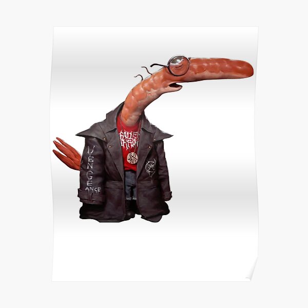 "Shrimp From Smiling Friends" Poster by CapyBoii | Redbubble