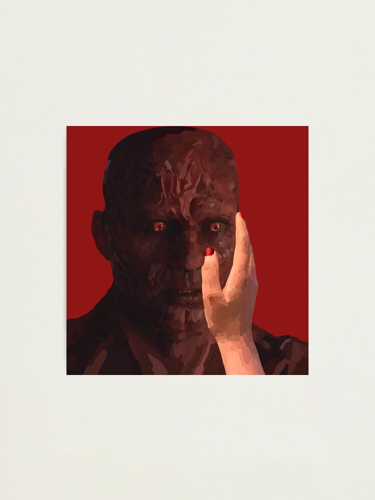 "Chloe touching Lucifer's devil face" Photographic Print for Sale by ...
