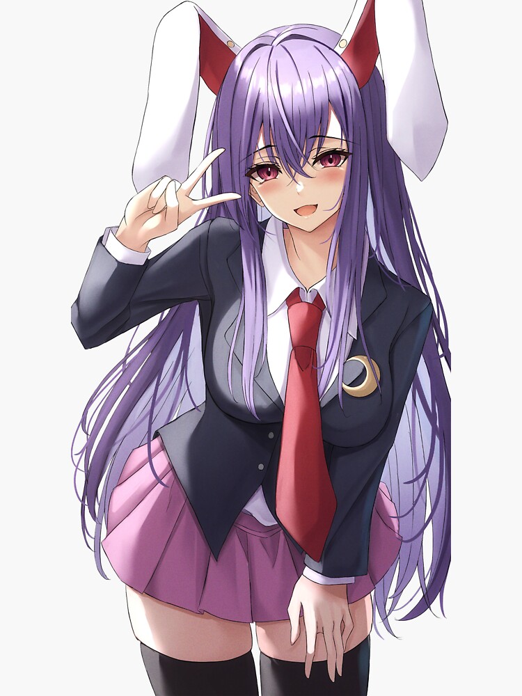 "Reisen Udongein Inaba, Touhou" Sticker for Sale by PioWear4You | Redbubble