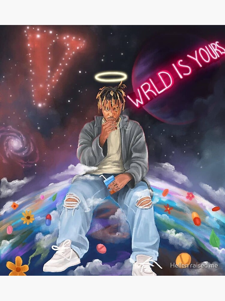 "Juice wrld art" Sticker for Sale by lmaowat | Redbubble