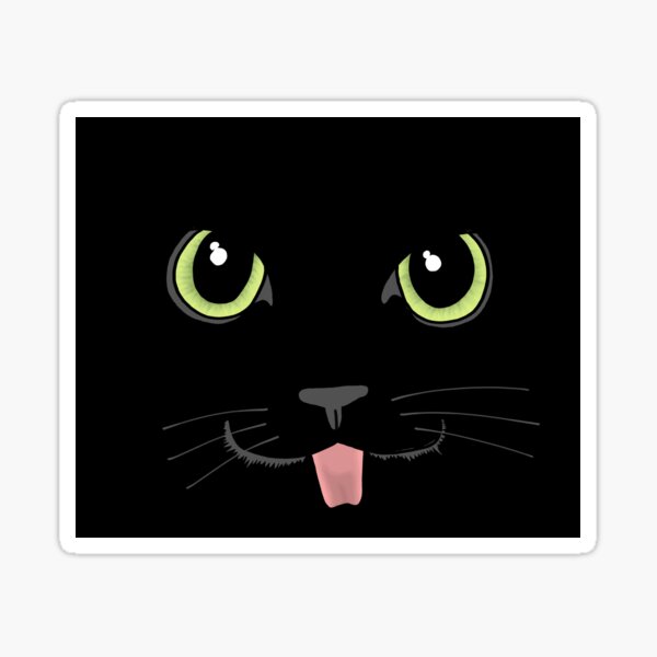 "Luna Blep" Sticker for Sale by juliafrances | Redbubble