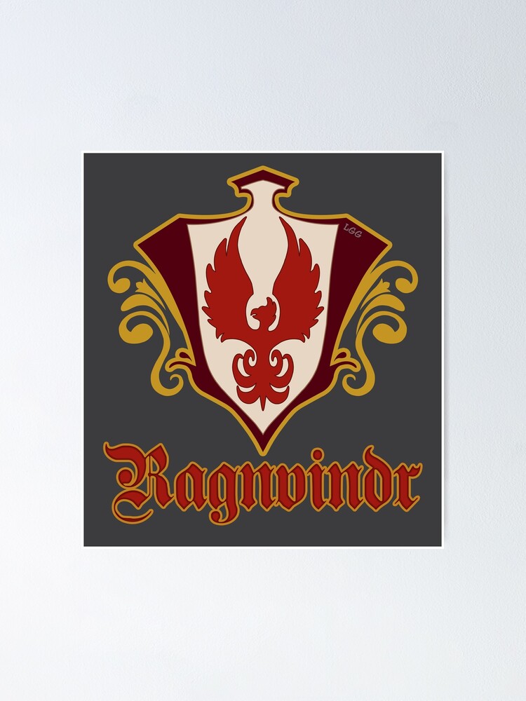 "Ragnvindr Crest " Poster for Sale by LetsGetGEEKY- | Redbubble