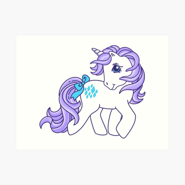 "my little pony vintage generation 1 rainbow sticker " Art Print for ...