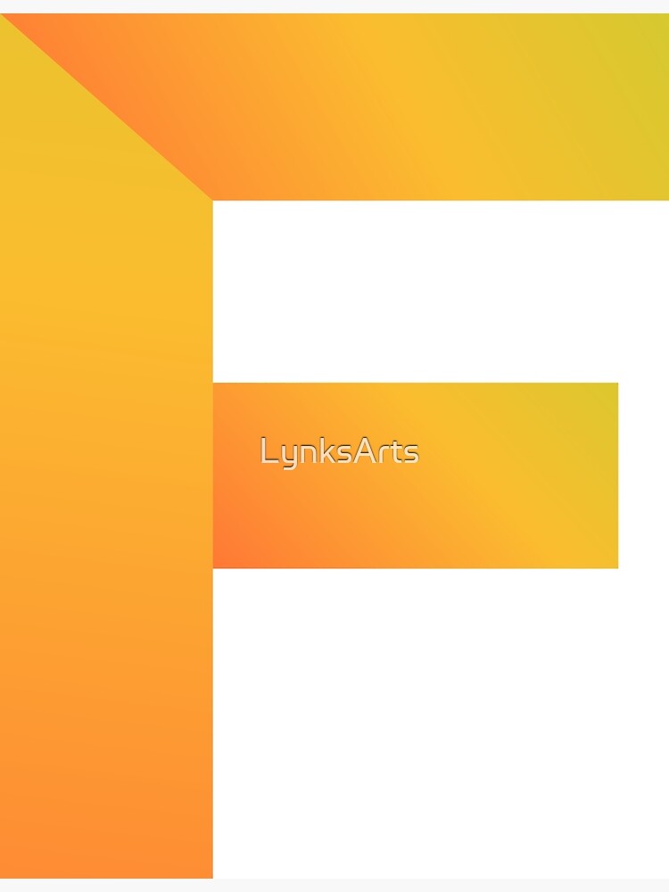 Póster «Letra F - Alfabetos + Adhesivo de números, F mayúscula» de ...