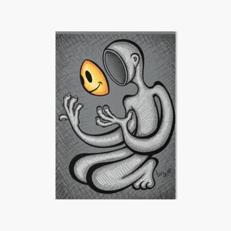 "Empty Smiley Face" Art Board Print by bgilbert | Redbubble