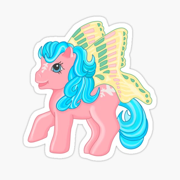 "My little pony pink g1 vintage retro 80s 90s nostalgia sticker ...