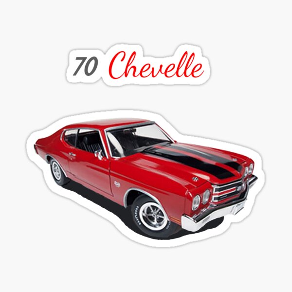 "Chevelle 70 SS muscle car vintage retro" Sticker by Qrea | Redbubble