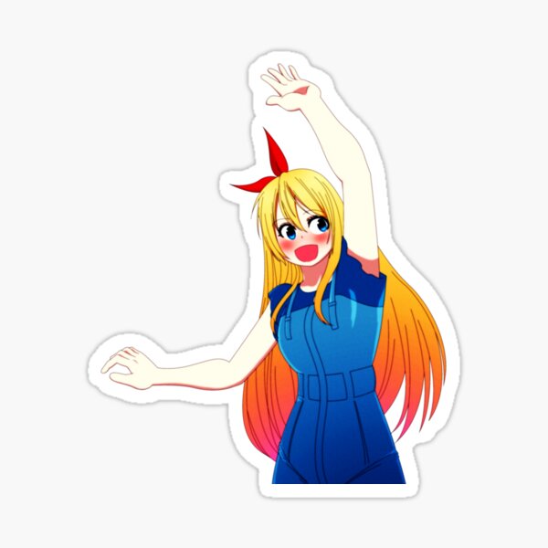 "Chitoge " Sticker for Sale by Exhibiliriosdf | Redbubble
