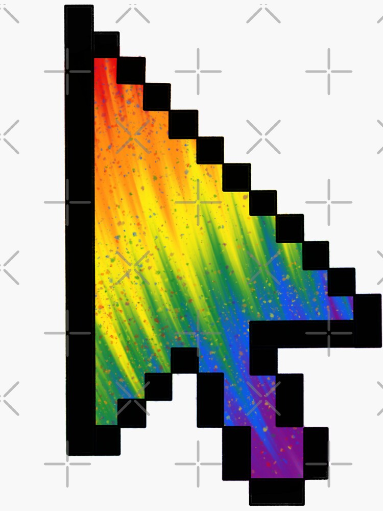"Rainbow Pride Computer Cursor" Sticker for Sale by brookelpetefish ...