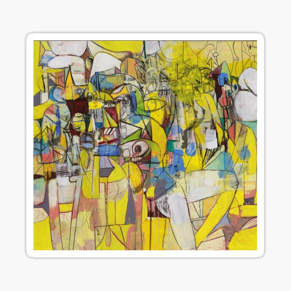 " Condo figures in motion" Sticker by ebersbachswen | Redbubble