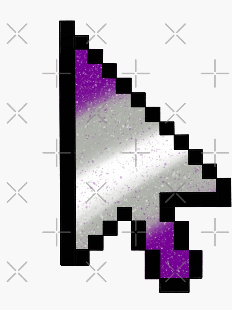 "Greysexual Pride Computer Cursor" Sticker for Sale by brookelpetefish ...