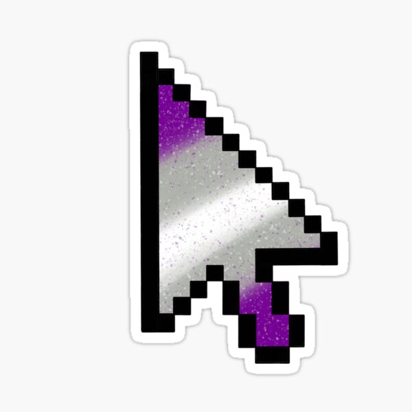 "Greysexual Pride Computer Cursor" Sticker for Sale by brookelpetefish ...