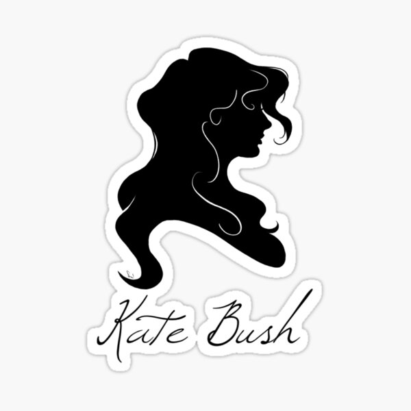"Kate Bush Silhouette " Sticker for Sale by NissaKeaton | Redbubble