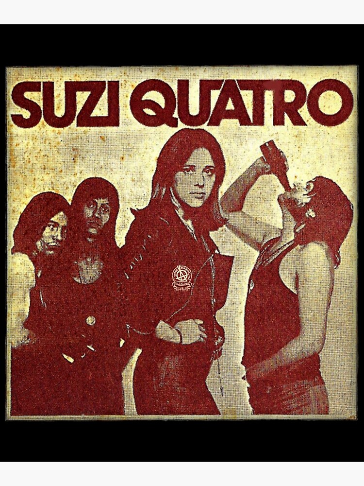 "Quatro Singer Suzi Guitar" Poster for Sale by Anthonyan589 | Redbubble