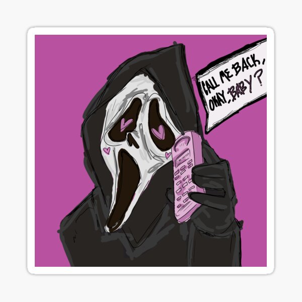 "Call me baby" Sticker for Sale by starrysamanatha | Redbubble