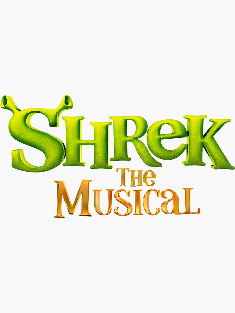 "Shrek the Musical Logo" Sticker for Sale by ScottLee69 | Redbubble
