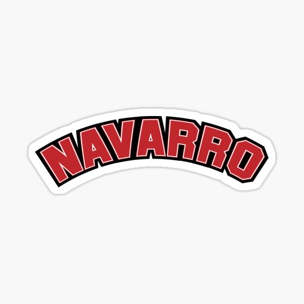 "navarro cheer v2" Sticker for Sale by Grafik0 | Redbubble