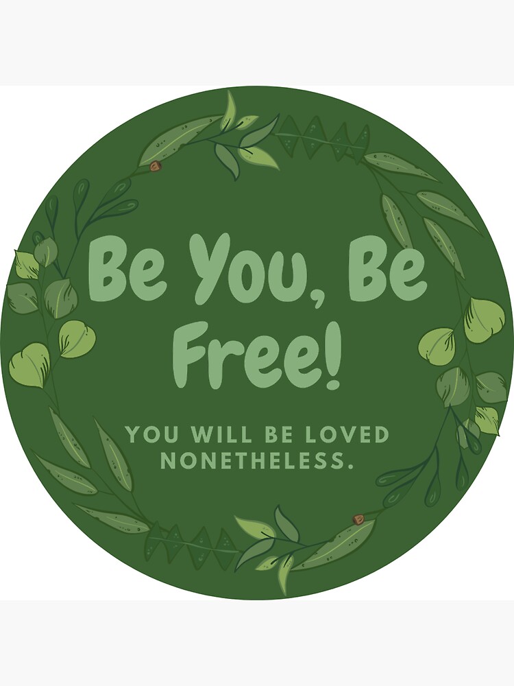 "Simple Green Based Sticker with Leaves for Encouragement." Sticker for ...