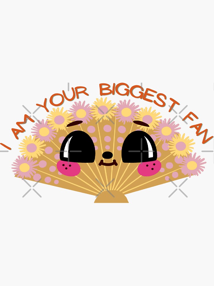 "I Am Your Biggest Fan- Cute fan - Valentines Day Pun Quotes - Love Pun ...