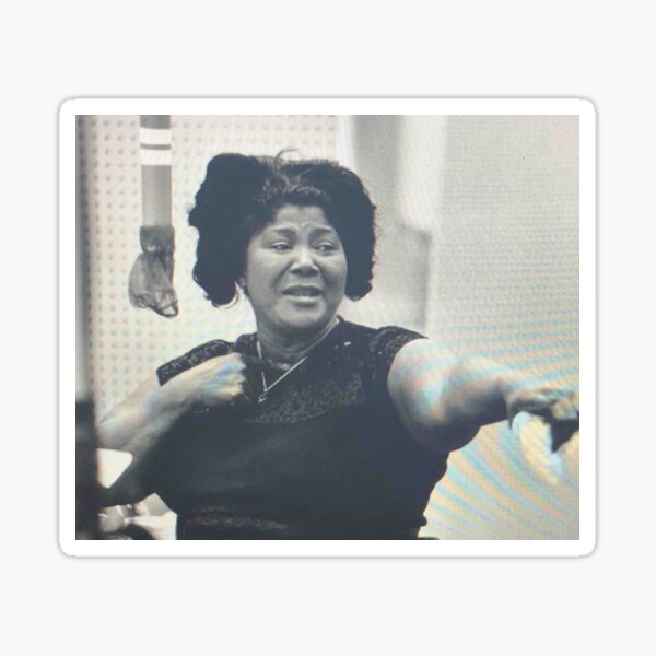 "Mahalia Jackson " Sticker for Sale by farenpatrick | Redbubble