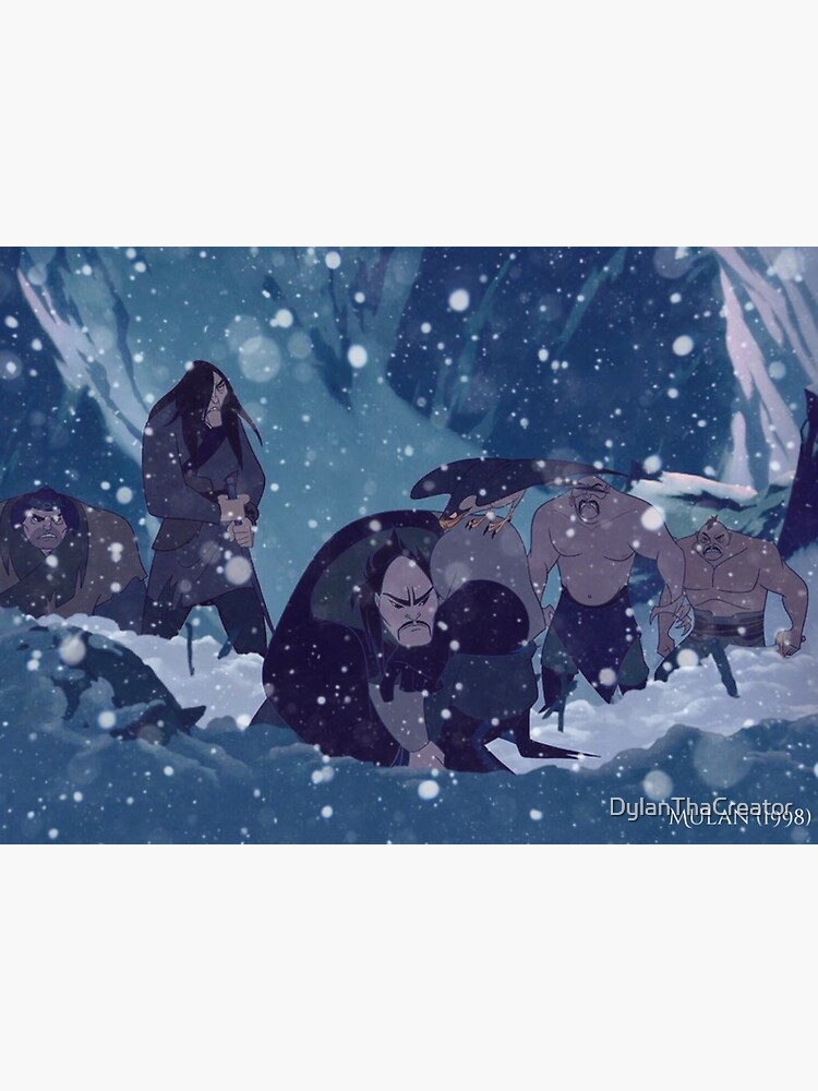 "Snow-Edit Mulan (1998) Shan Yu & Villains Emerge from the Snow ...