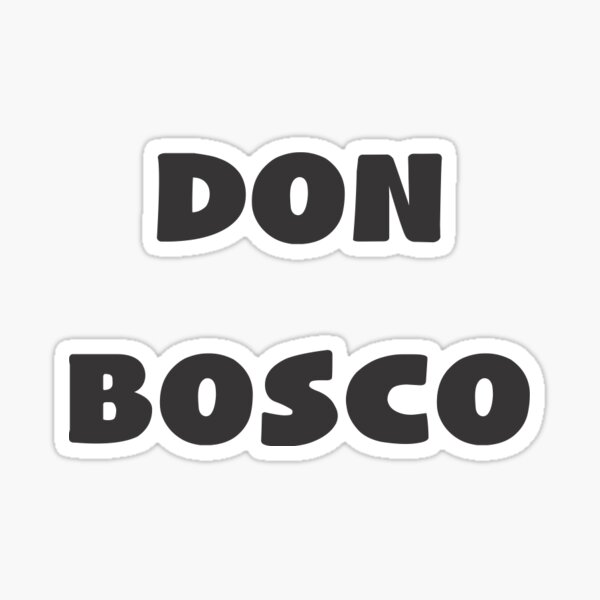 "DON BOSCO" Sticker for Sale by Adadita | Redbubble
