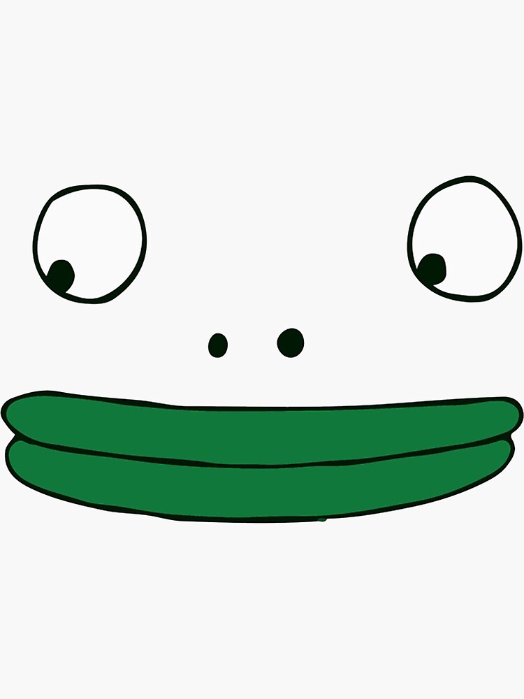 "Smiling Friends Mr Frog Face" Sticker for Sale by HonggCaooo | Redbubble