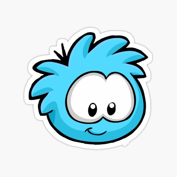 "blue puffle" Sticker for Sale by meganalexaa | Redbubble