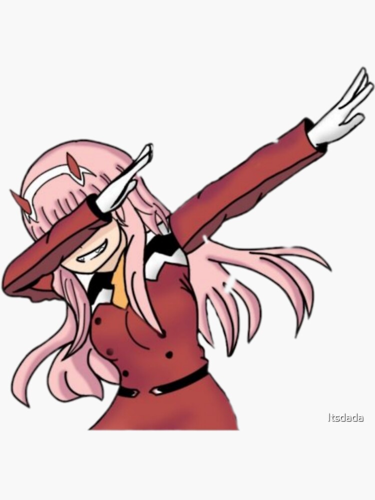 "Zero Two" Sticker by Itsdada | Redbubble