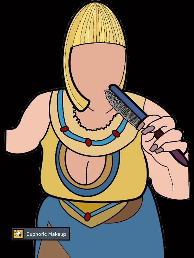 "Trisha Paytas King Tut Donkey TikTok Meme Sticker" Art Print for Sale ...