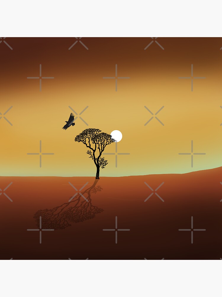 "Australia Outback Scene" Sticker for Sale by nicolamorgan | Redbubble