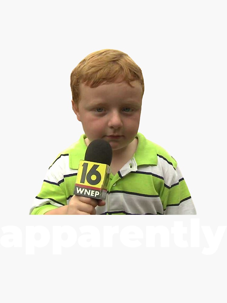 "Apparently Kid Essential T-Shirt.png" Sticker for Sale by Morrisrown ...