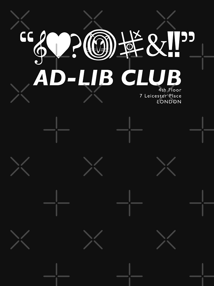 "Ad Lib Club London 60s Legendary Nightclub" T-shirt for Sale by Lick ...